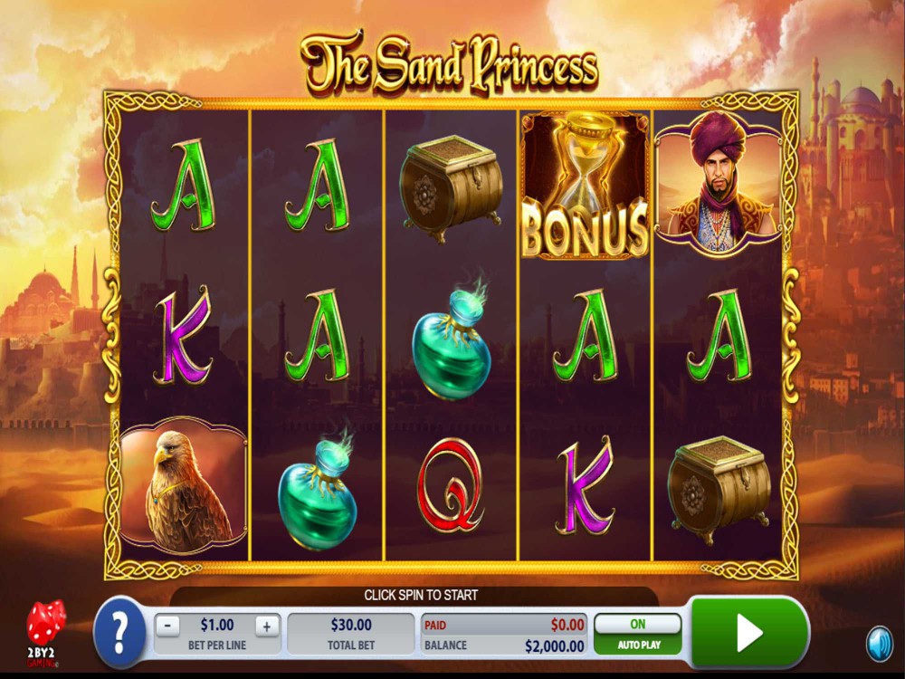 The Sand Princess by 2 By 2 Gaming - GamblersPick