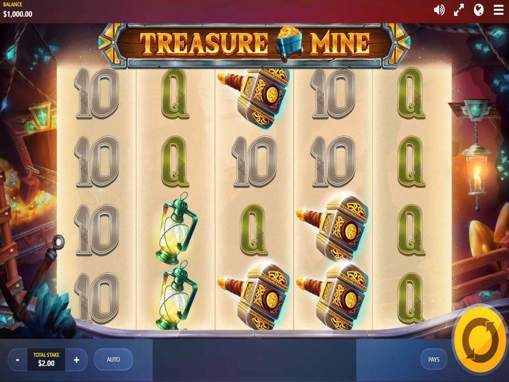 Treasure Mine Slot - Slots - GamblersPick