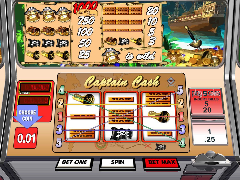 Captain Cash by Betsoft Gaming - GamblersPick