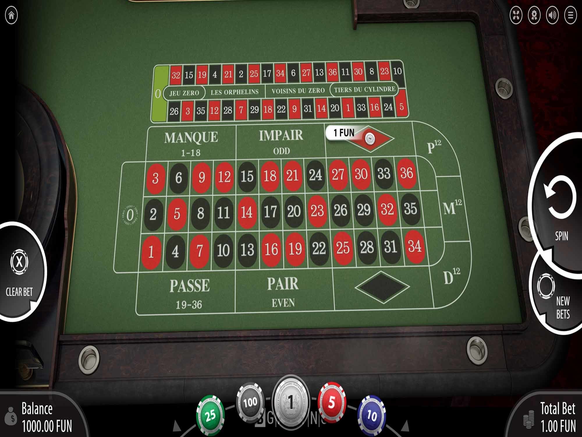 French Roulette by BGaming - GamblersPick