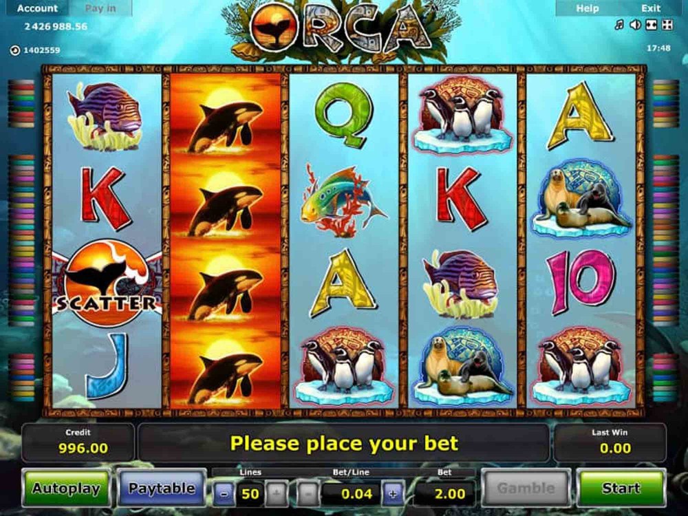 Orca by Novomatic - GamblersPick