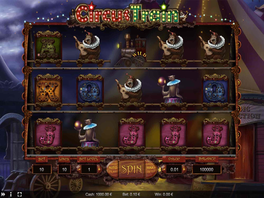 Circus Train by AGames - GamblersPick