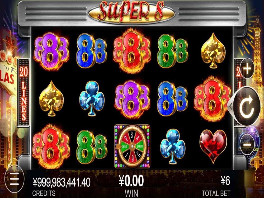 Super 8 by CQ9 Gaming - GamblersPick