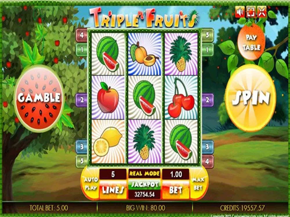Triple Fruits by Casino Web Scripts - GamblersPick