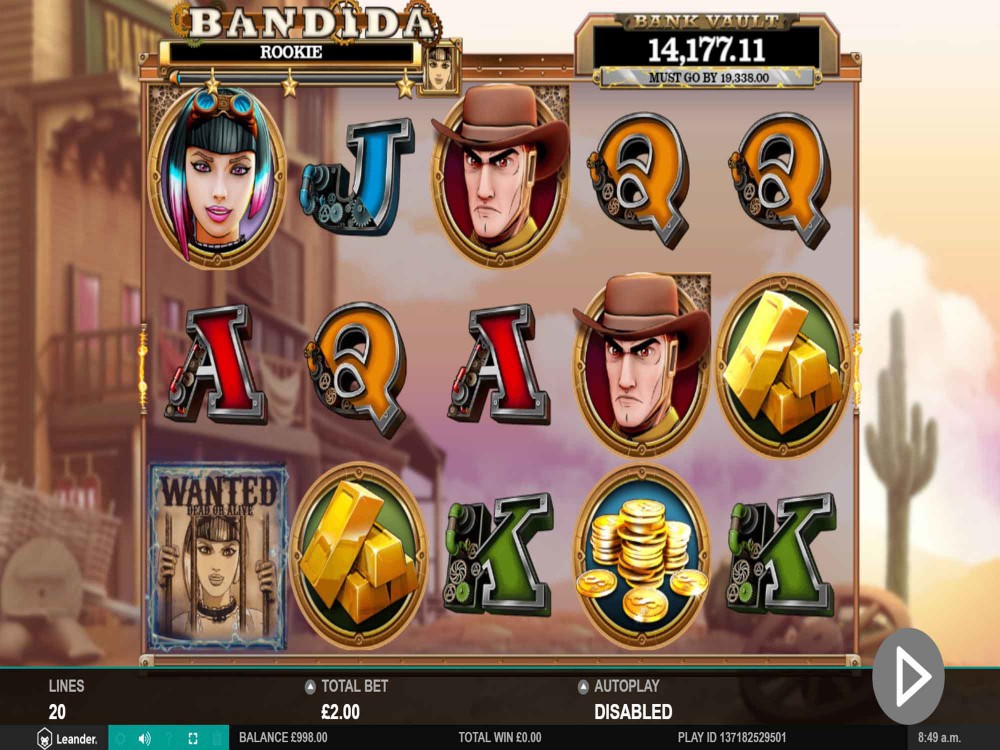 Bandida by Leander Games - GamblersPick