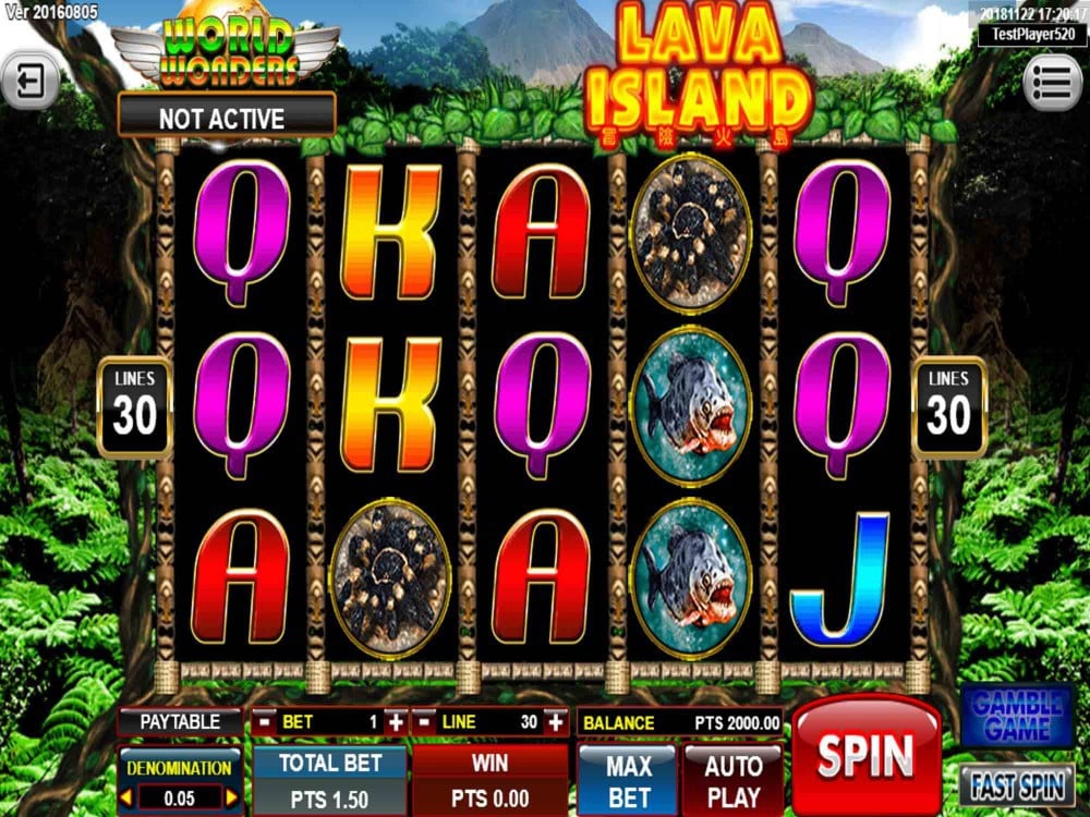 Lava Island by Spadegaming - GamblersPick