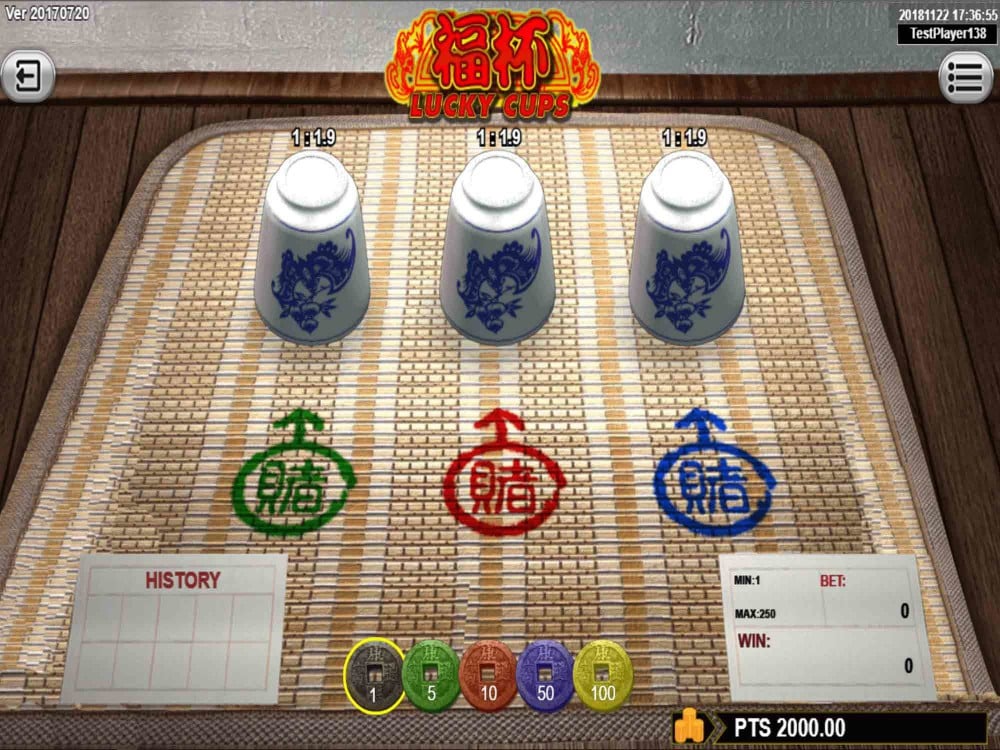 Lucky Cups by Spadegaming - GamblersPick