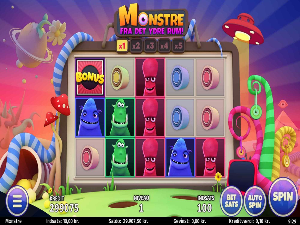 Monstre fra Det Ydre Rum by Gamblify - GamblersPick