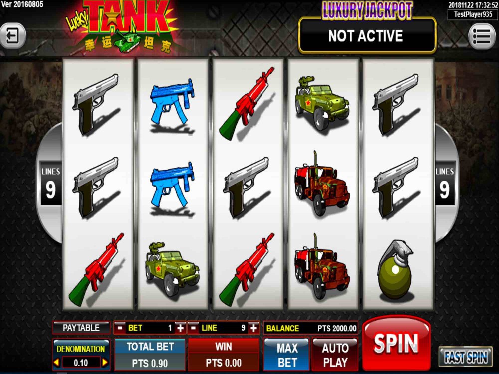 Lucky Tank by Spadegaming - GamblersPick