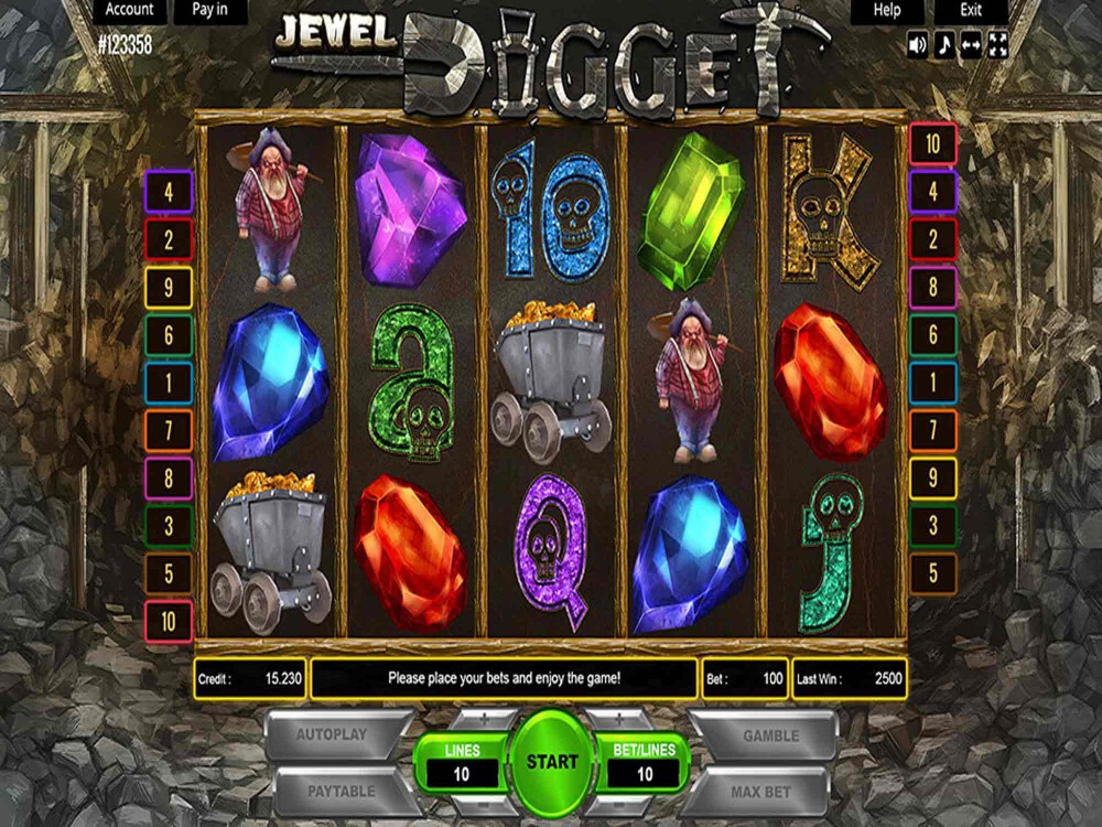 Jewel Digger by Platin Gaming - GamblersPick