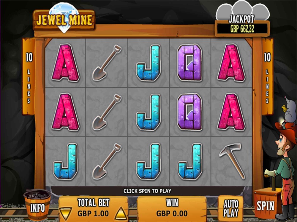 Jewel Mine by Playtech - GamblersPick