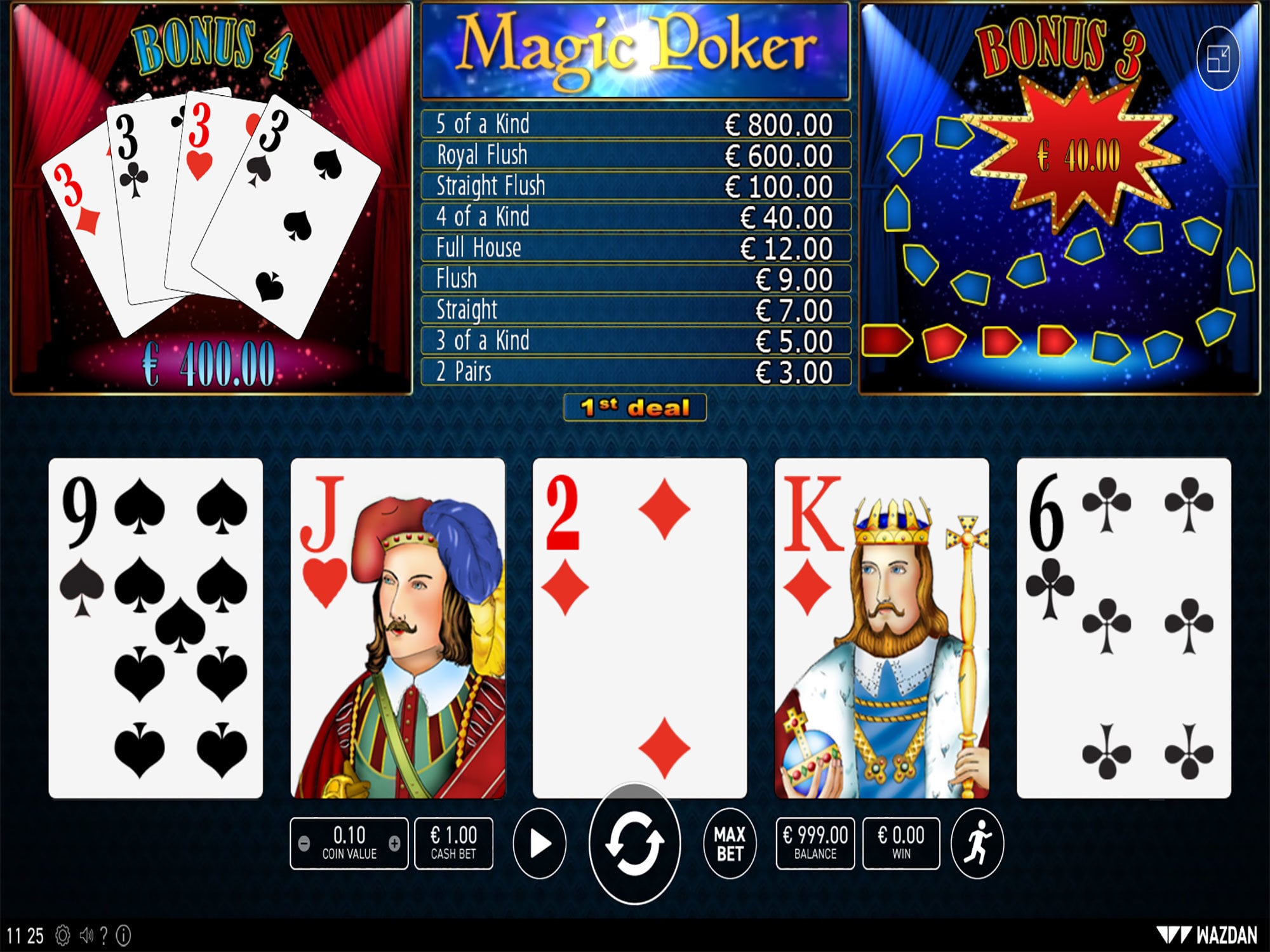 Magic Poker by Wazdan - GamblersPick