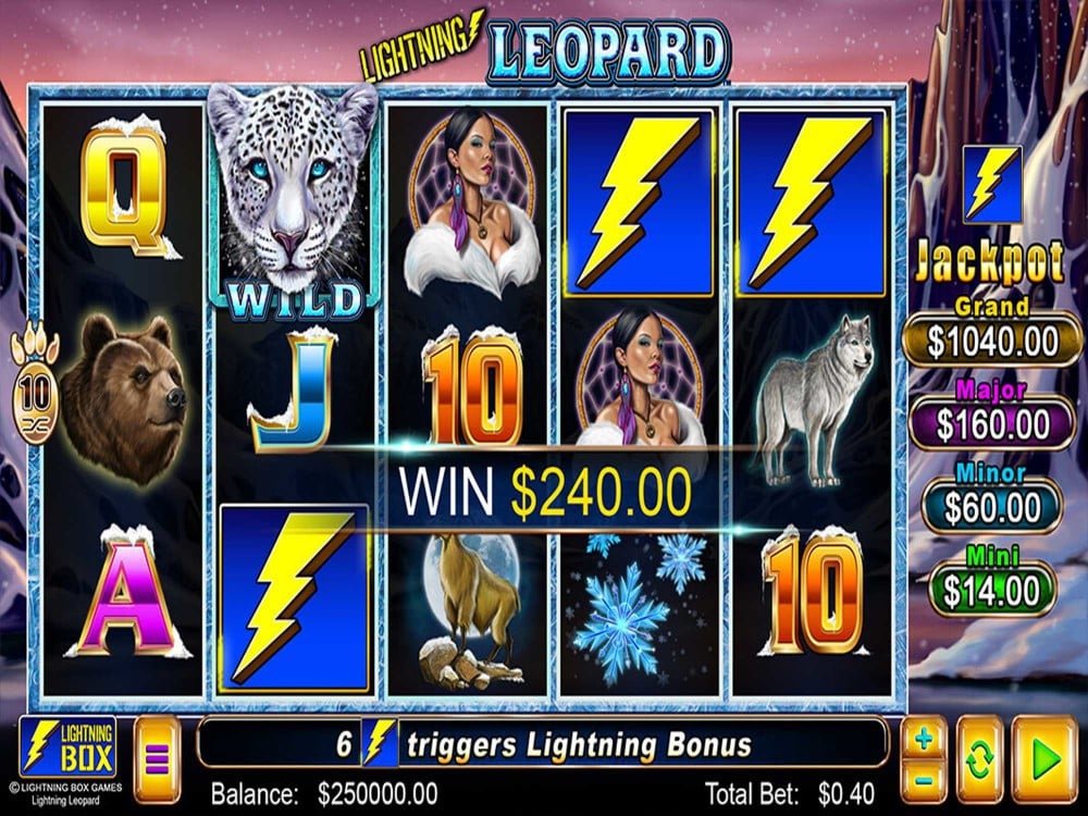 Lightning Leopard by Lightning Box Games - GamblersPick