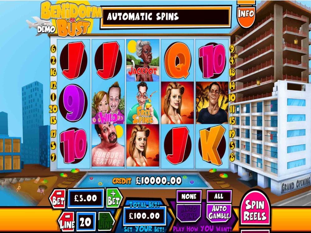 Benidorm Or Bust by Intouch Games - GamblersPick