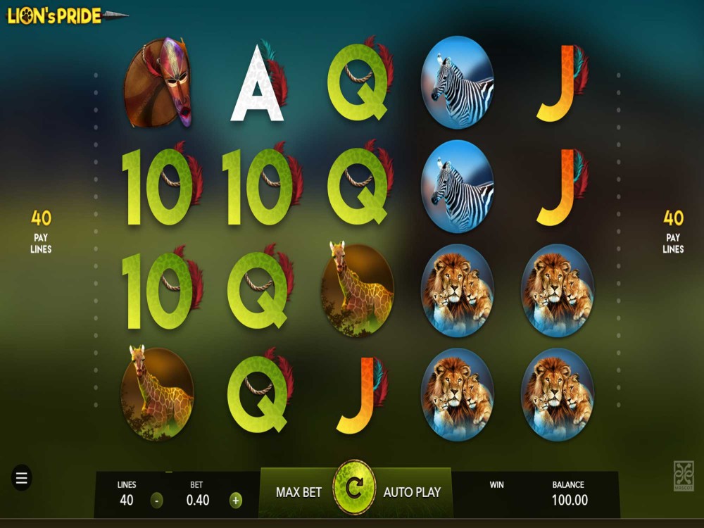 Lion's Pride by Mascot Gaming - GamblersPick