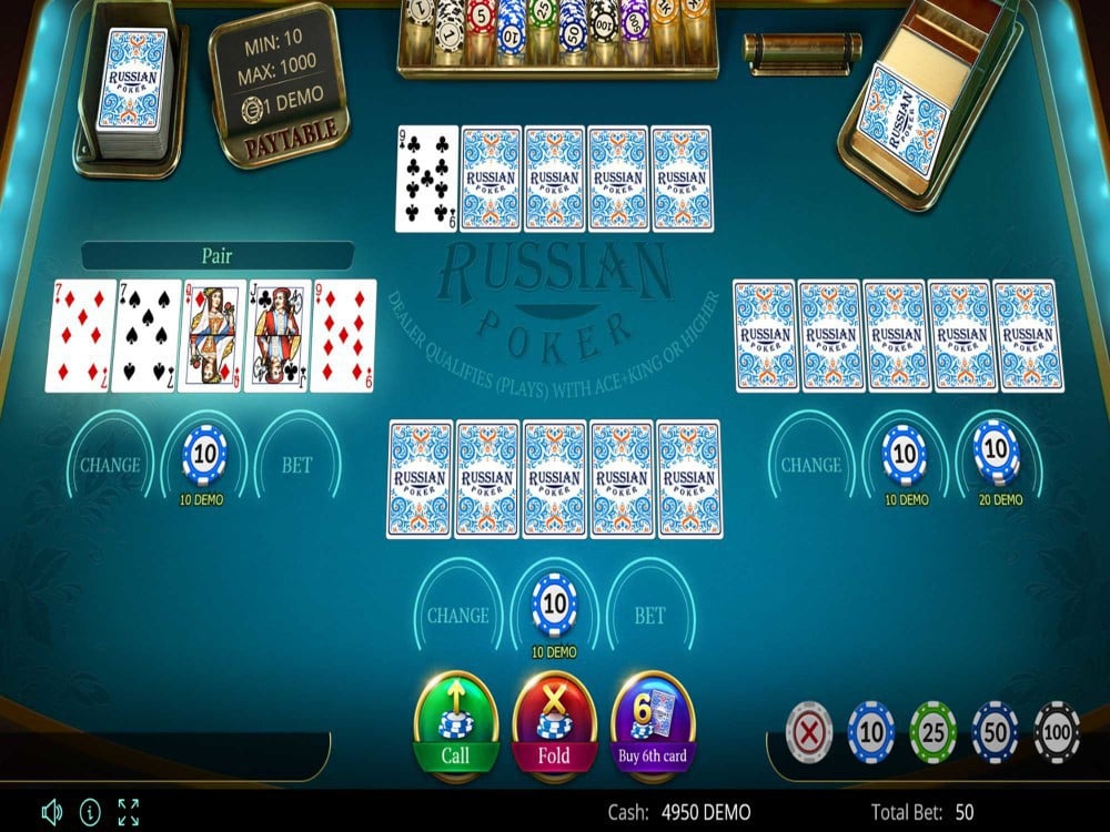 Russian Poker by Evoplay - GamblersPick