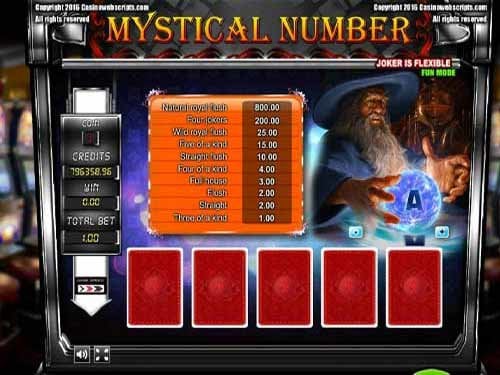 Mystical Number by Casino Web Scripts - GamblersPick