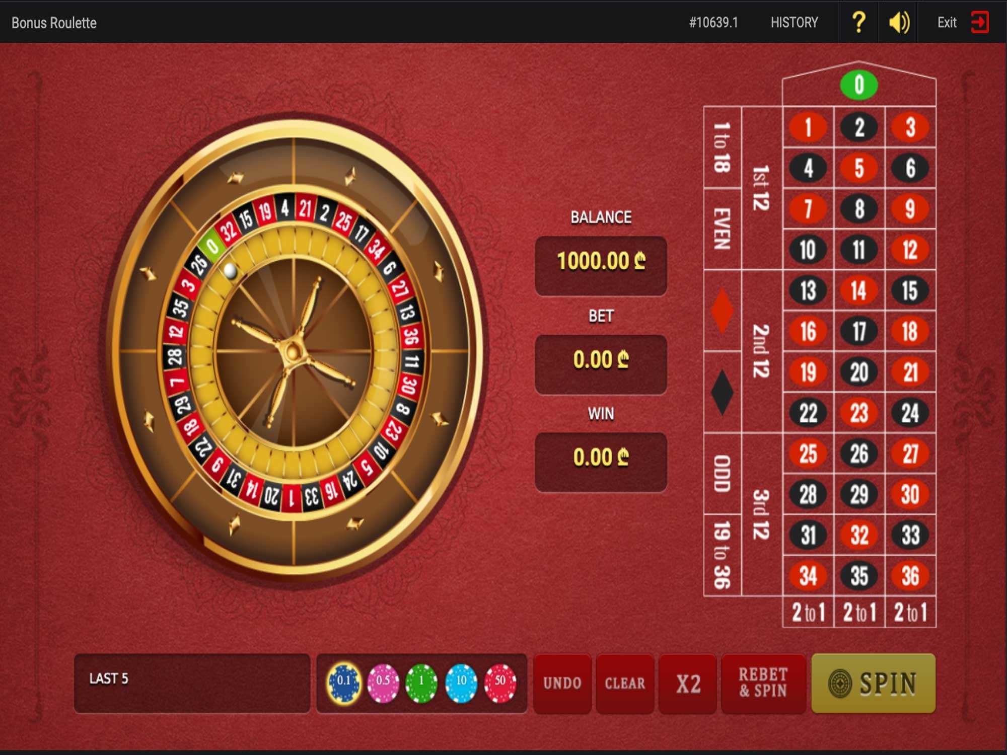 Bonus Roulette by SmartSoft Gaming - GamblersPick
