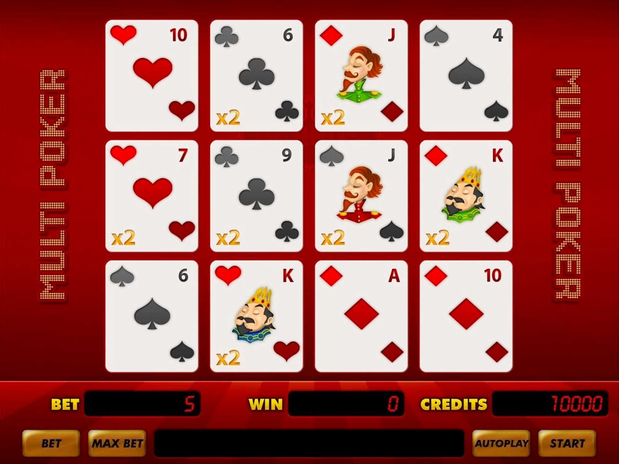 4 Cards Multi Poker by eGaming - GamblersPick