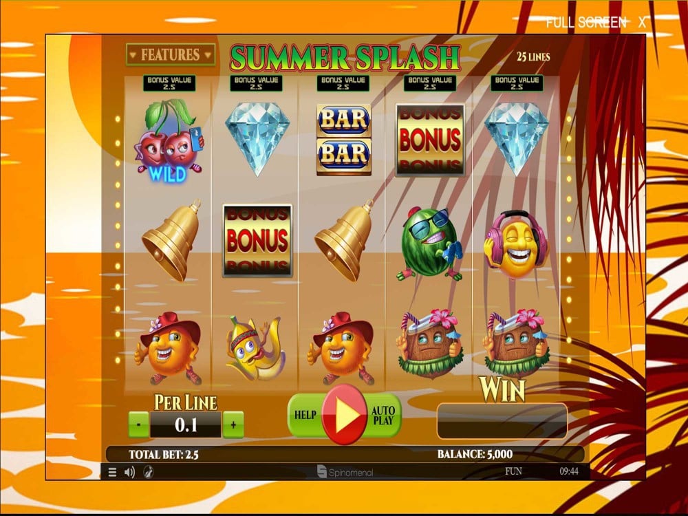 Summer Splash by Spinomenal - GamblersPick