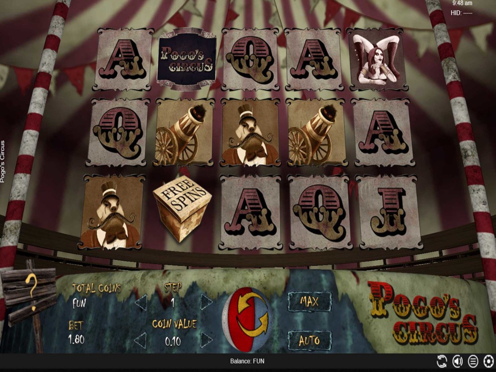 Pogo's Circus by Espresso Games - GamblersPick