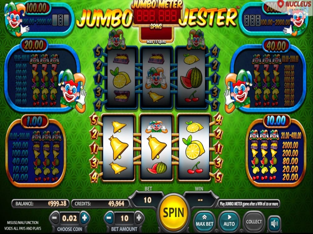 Jumbo Jester Slot by Nucleus Gaming - Slots - GamblersPick