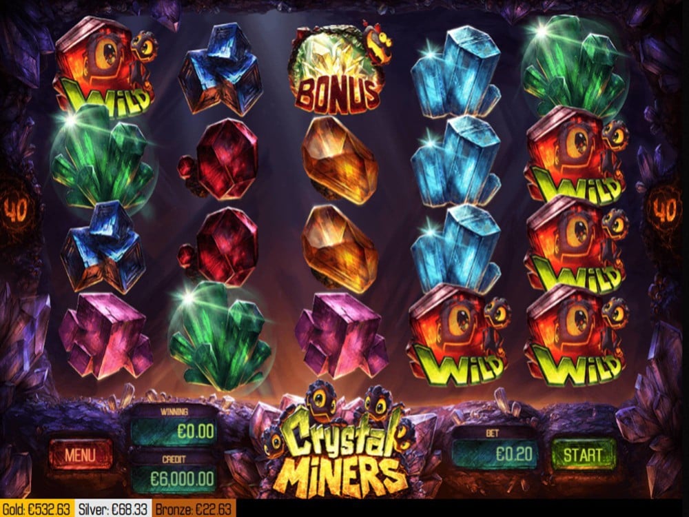 Crystal Miners by Apollo Games - GamblersPick