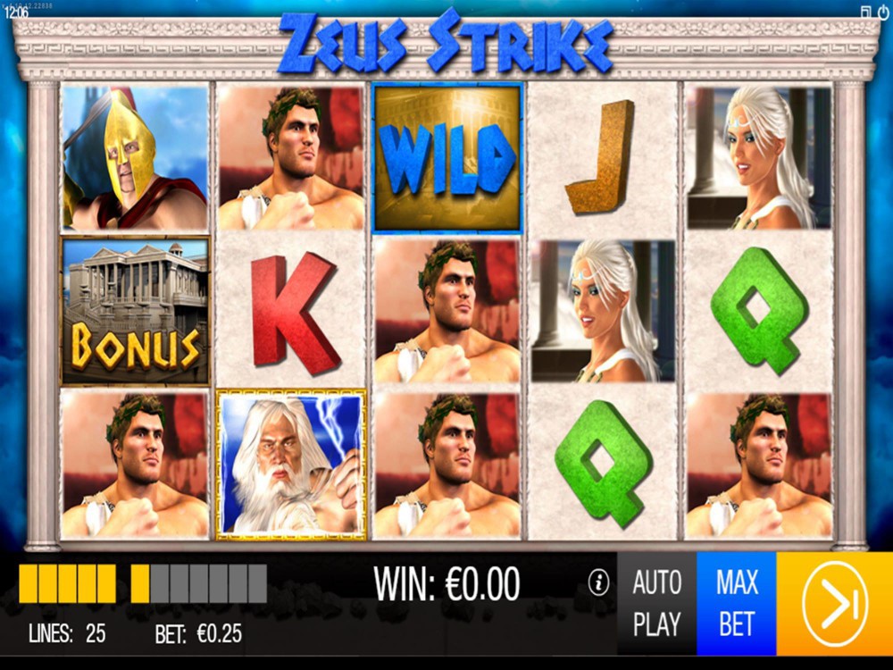 Zeus Strike by Play Labs - GamblersPick