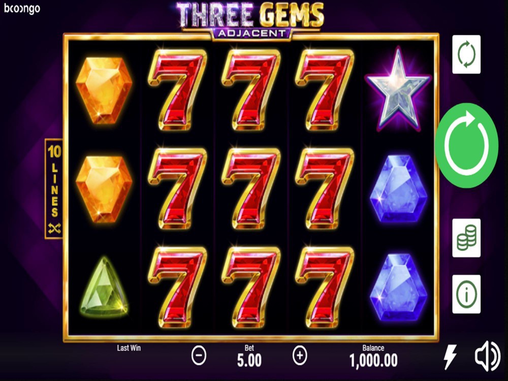 Three Gems by Booongo - GamblersPick