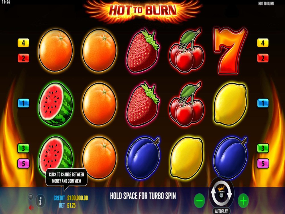 Hot To Burn by Pragmatic Play - GamblersPick