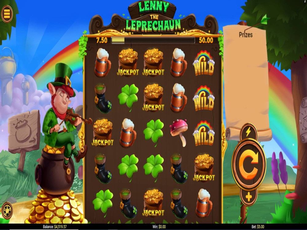 Lenny The Leprechaun by Mobilots - GamblersPick