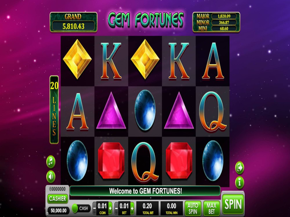 Gem Fortunes by DigitalWin - GamblersPick