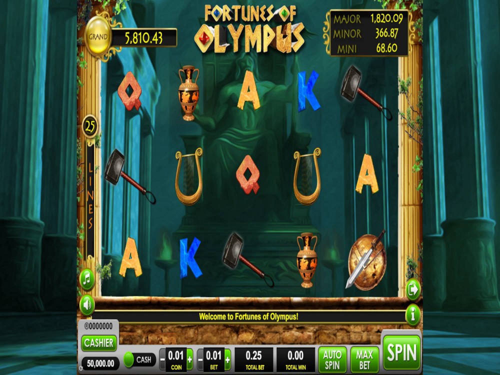 Fortunes Of Olympus by DigitalWin - GamblersPick