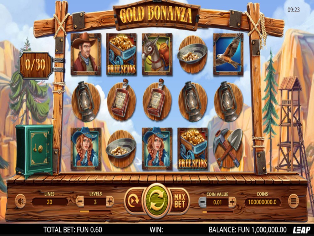 Gold Bonanza by Leap Gaming - GamblersPick