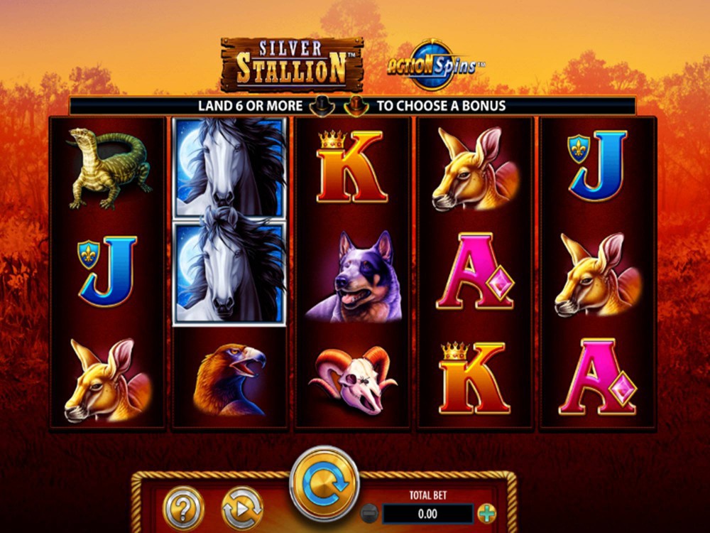 Silver Stallion by SG Gaming - GamblersPick