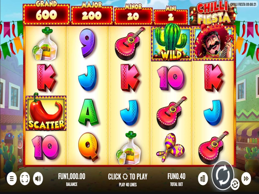 Chilli Fiesta by Platipus Gaming - GamblersPick