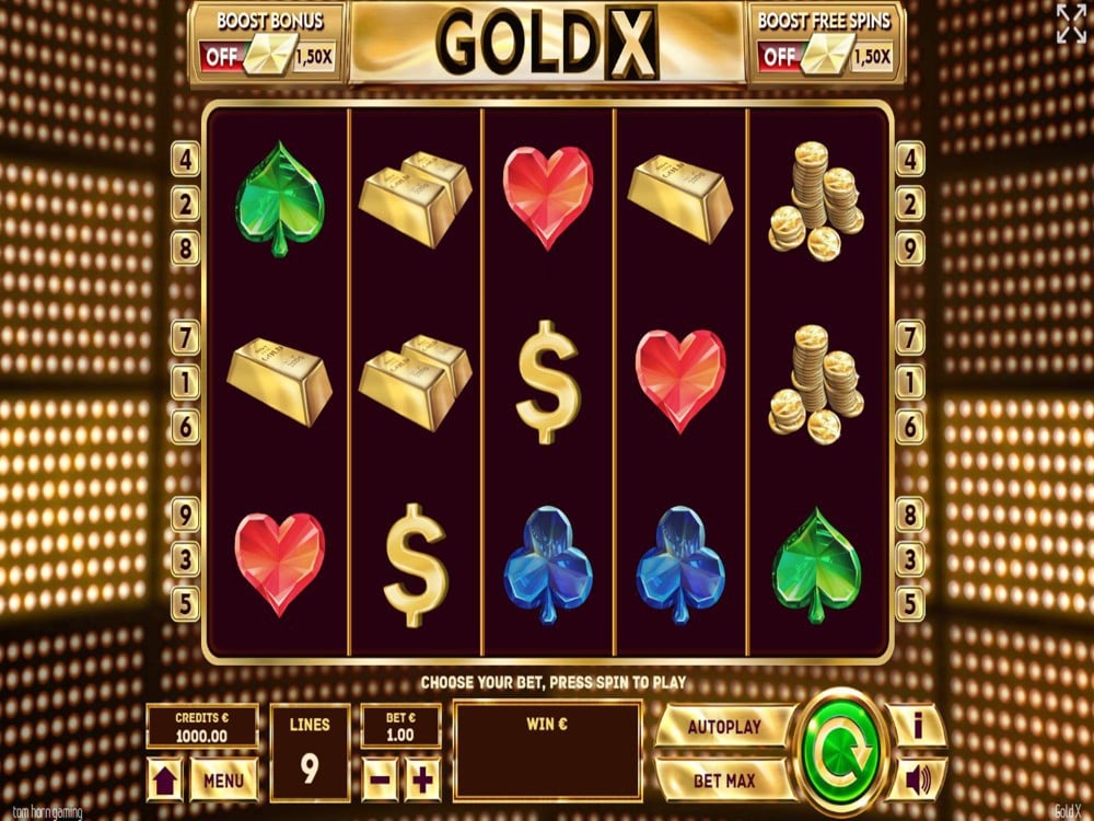 Gold X by Tom Horn Gaming - GamblersPick