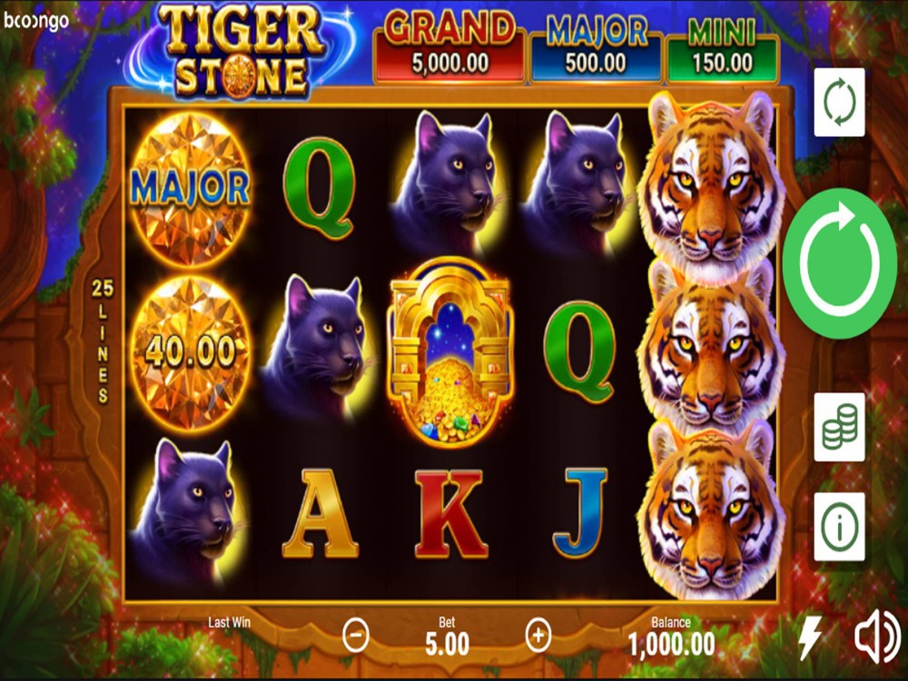 Tiger Stone by Booongo - GamblersPick