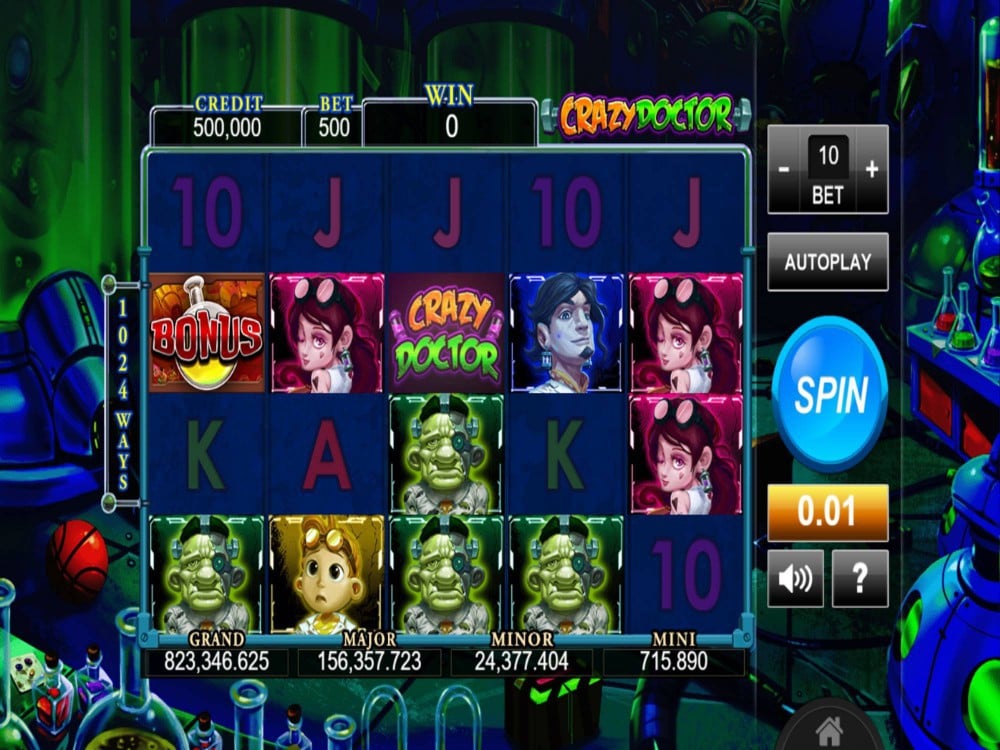 Crazy Doctor by Royal Slot Gaming - GamblersPick