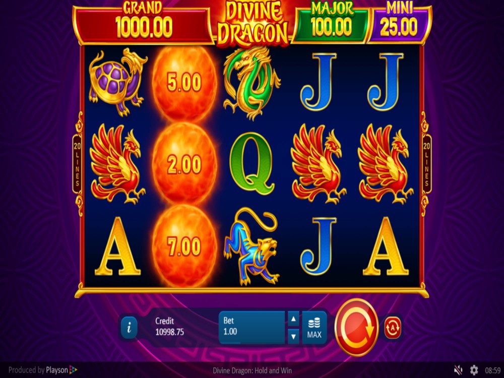 Divine Dragon: Hold And Win by Playson - GamblersPick