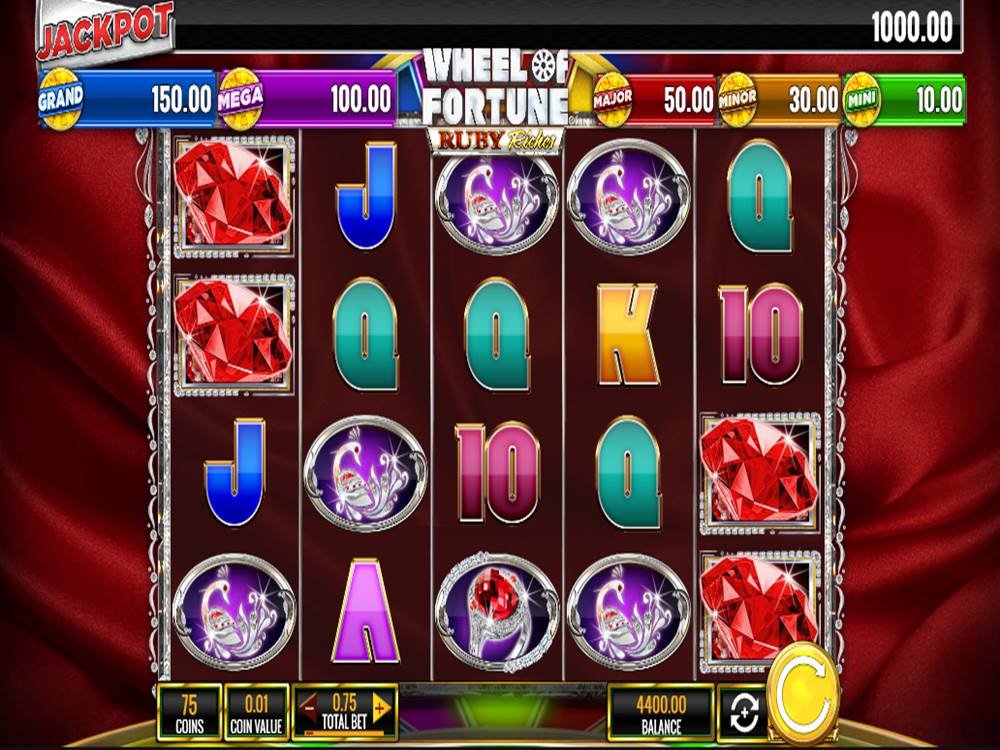 Wheel Of Fortune Ruby Riches by IGT - GamblersPick