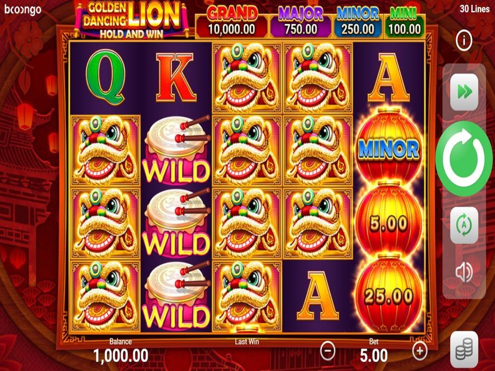 Golden Dancing Lion by Booongo - GamblersPick