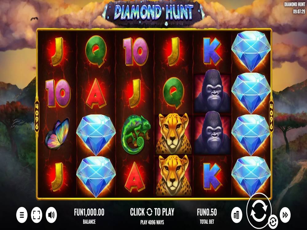 Diamond Hunt by Platipus Gaming - GamblersPick