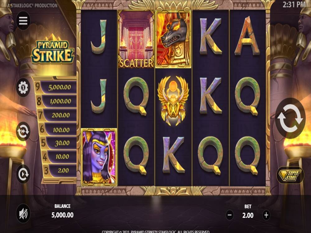 Pyramid Strike Slot by StakeLogic - Slots - GamblersPick