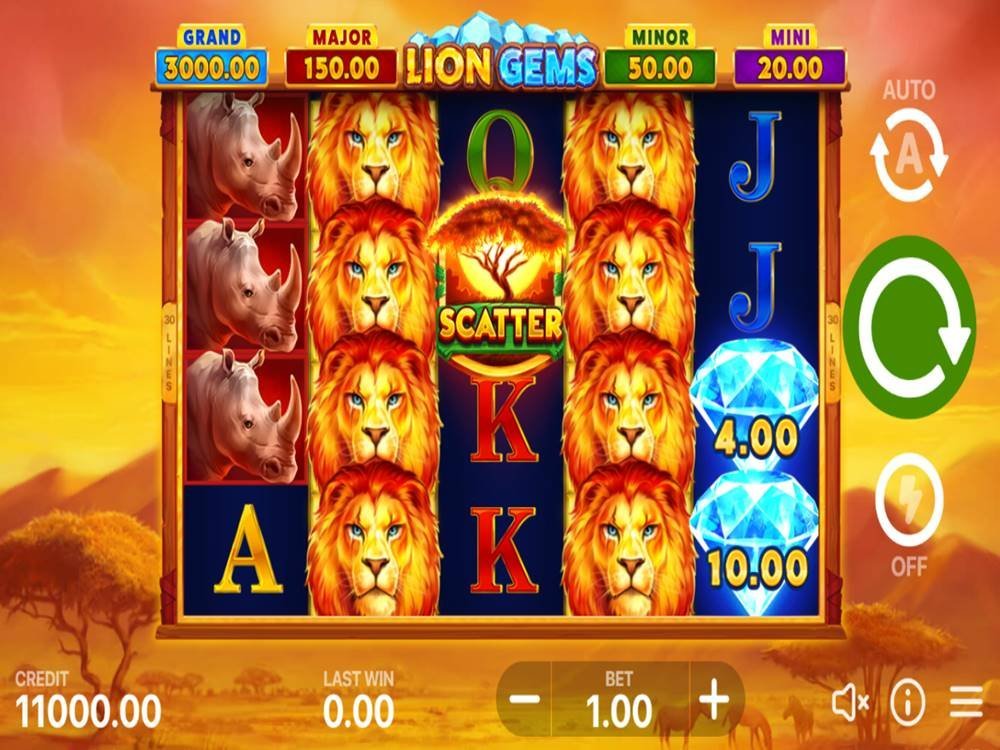Lion Gems: Hold And Win by Playson - GamblersPick