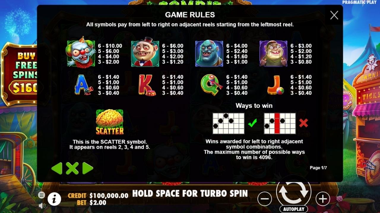 Hungry for Brains? Play Zombie Carnival and Other Undead Slots - Game ...