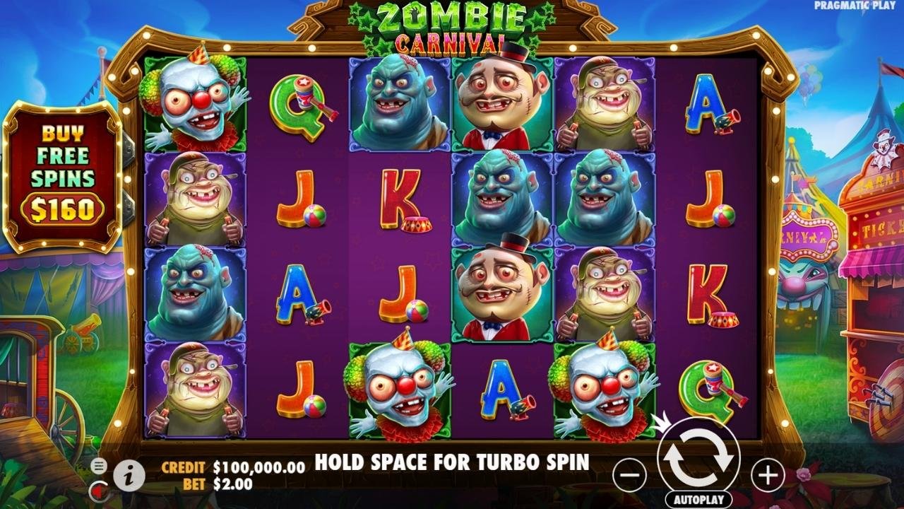 Hungry for Brains? Play Zombie Carnival and Other Undead Slots - Game ...