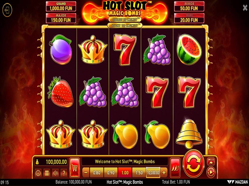 Hot Slot™: Magic Bombs by Wazdan - GamblersPick