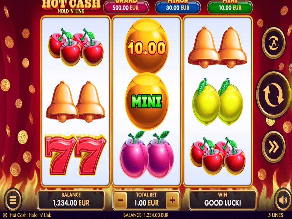 Hot Cash Hold 'N' Link by NetGame Entertainment - GamblersPick