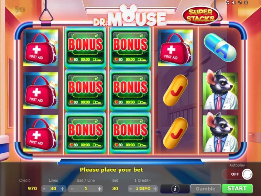 Dr. Mouse by Five Men Gaming - GamblersPick